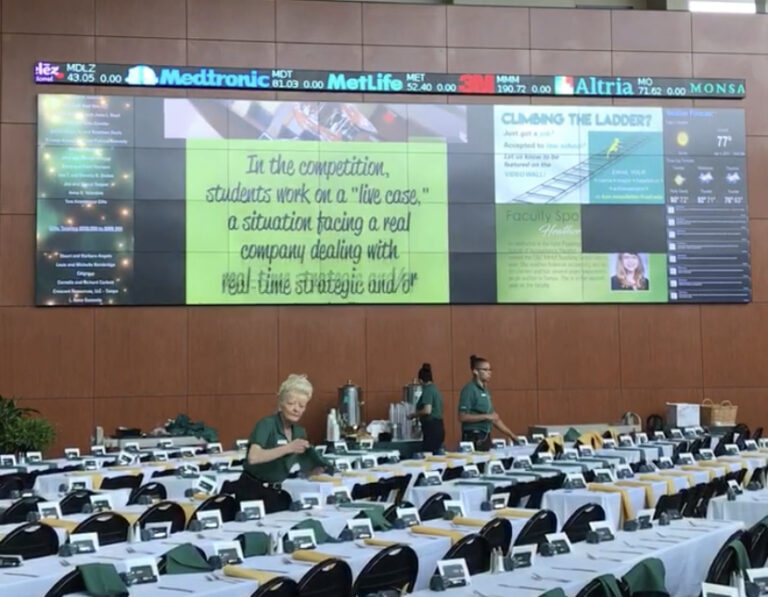 USF Video Wall: AV Solutions from MCS – Mission Critical Solutions